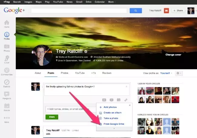 Express Trick: Google Plus'та фотоларыгызны максималь резолюциягә ничек урнаштырырга