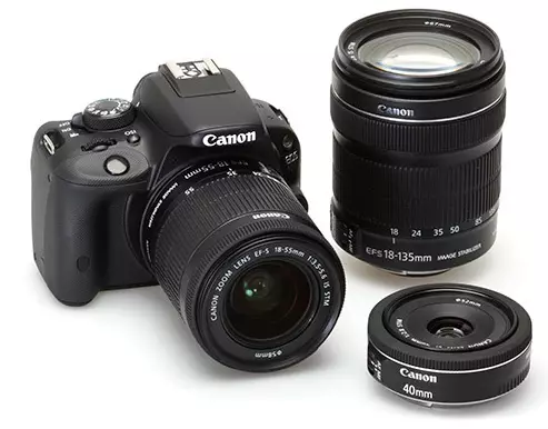 Canon EOS 100D ლინზები