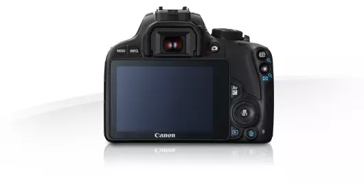 Canon EOS 100D უკანა ხედი