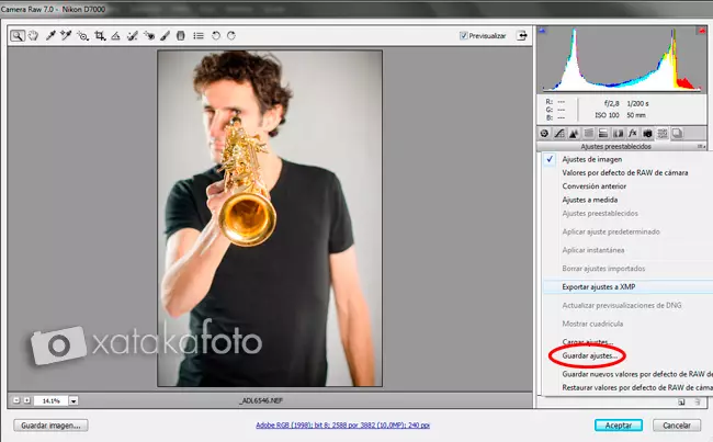 Consello rápido: como converter presets de Lightroom en presets de Adobe Camera RAW