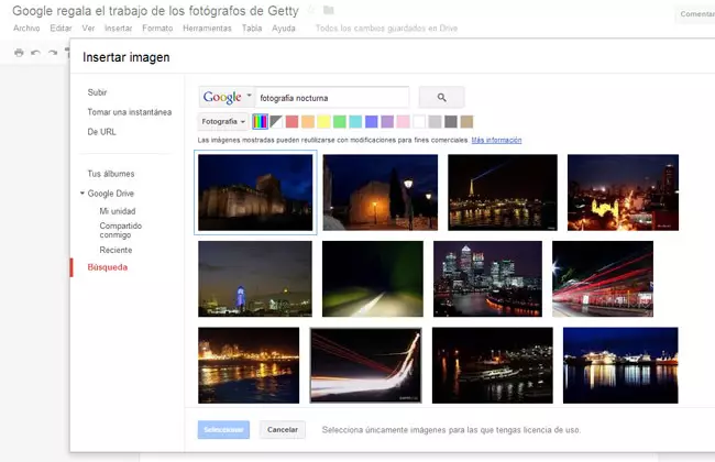 Google Getty fotoqraflarının işlərini hədiyyə edir