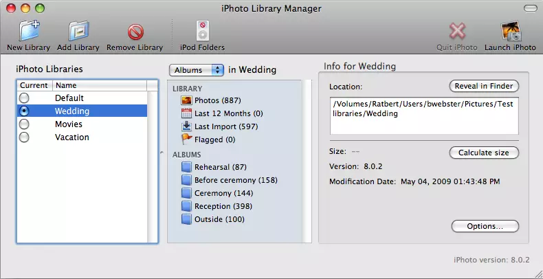 iPhoto Library Manager