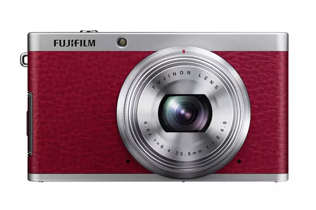 Fujifilm XF rooi vooraansig