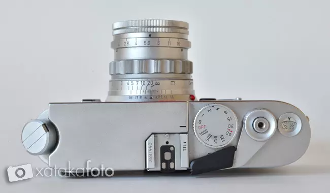 Leica m6 ttl vista superior
