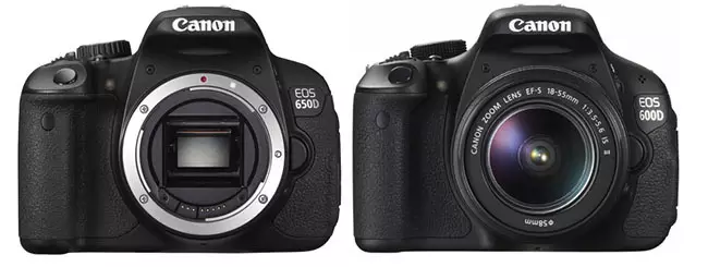 Canon 650D vs Canon 600D