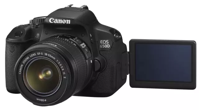 Canon 650D tụgharịa ihuenyo