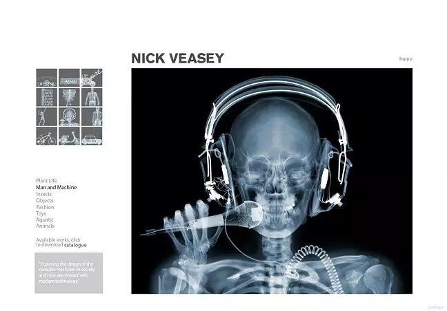 X-ray photography para sa mga botelya sa whisky