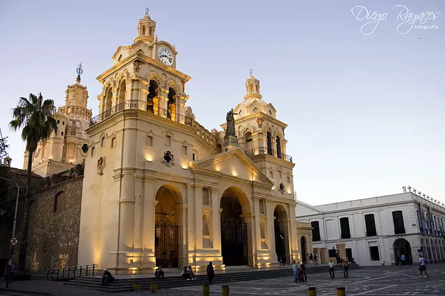 Katedral lan Cabildo saka Cordoba, Argentina