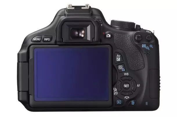 Canon EOS 600D - belakang