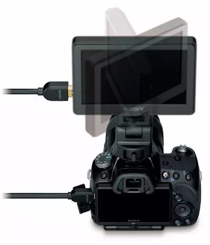 Clip-On LCD ، سوني الجديدة لتسجيل الفيديو باستخدام كاميرات SLR