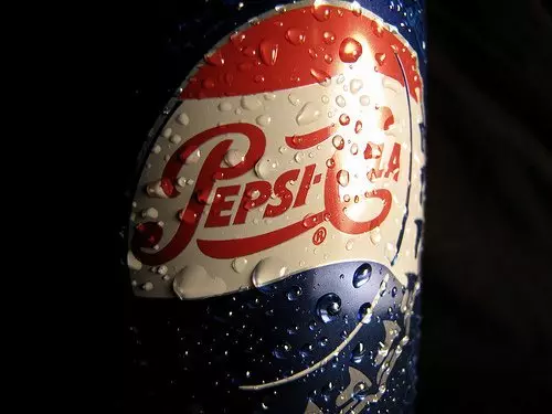En flaske frisk Pepsi-Cola