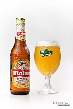 Mahou beer still life