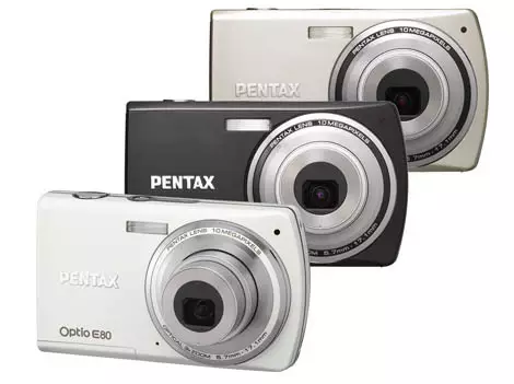 Pentax жаңы компакт сунуштайт: Optio P80, E80 жана Ws80