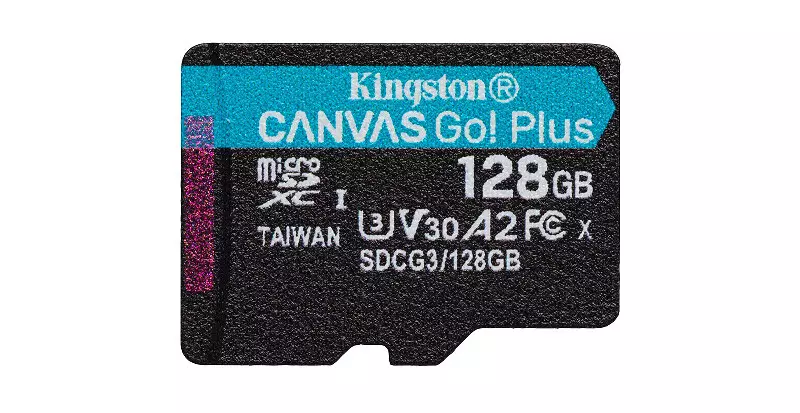 Kingston Microsdxc Canvas Go Plus 128 גב