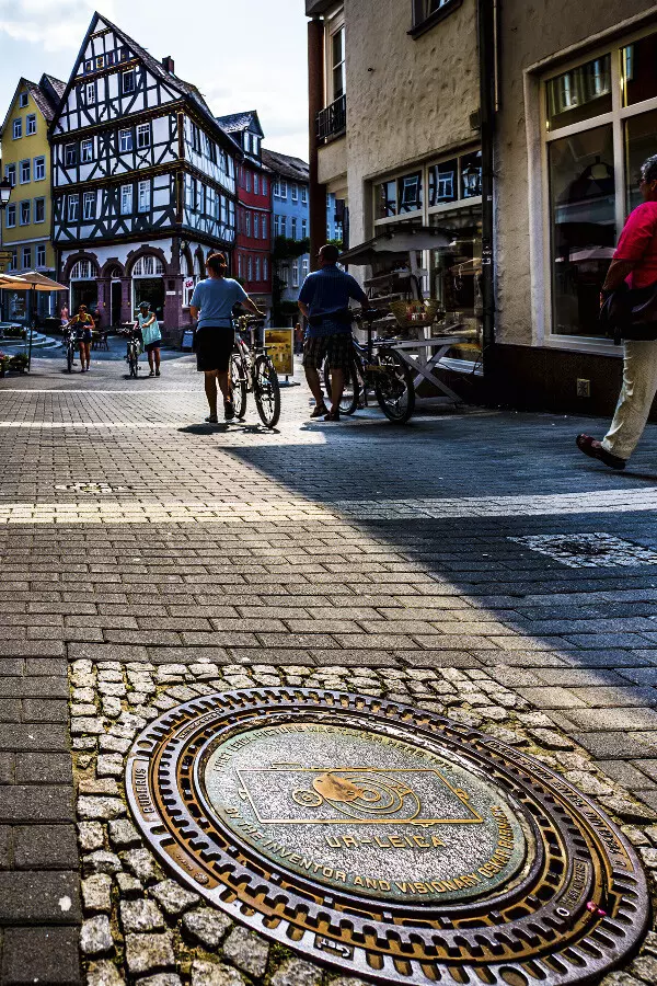 A Commomerative Plaque Marks The Spot In Wetzlar Where Oskar Barnack Tested His Ur Leica In This Modern View 2018