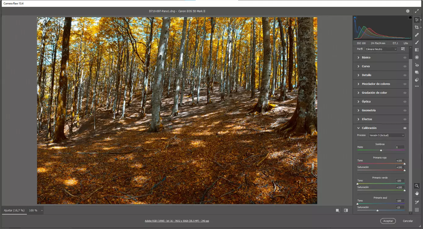 Herfstkleuren in Adobe