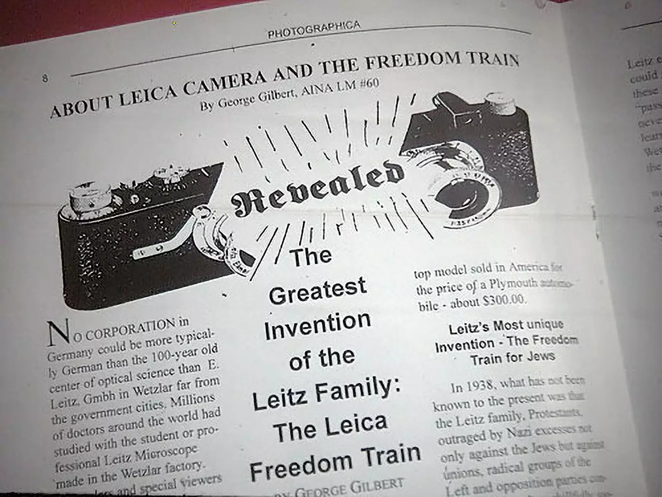 Der Leica Freiheitszug