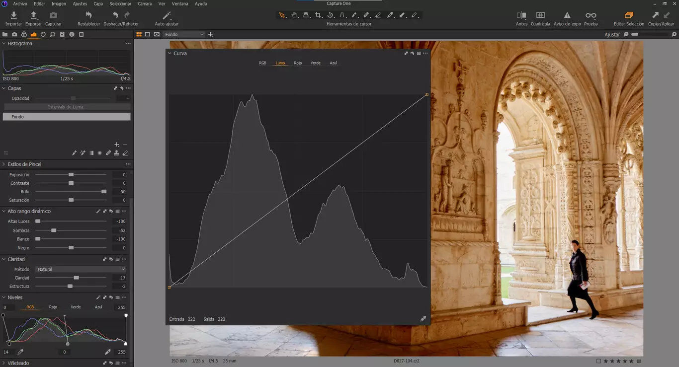 Capture One Curve