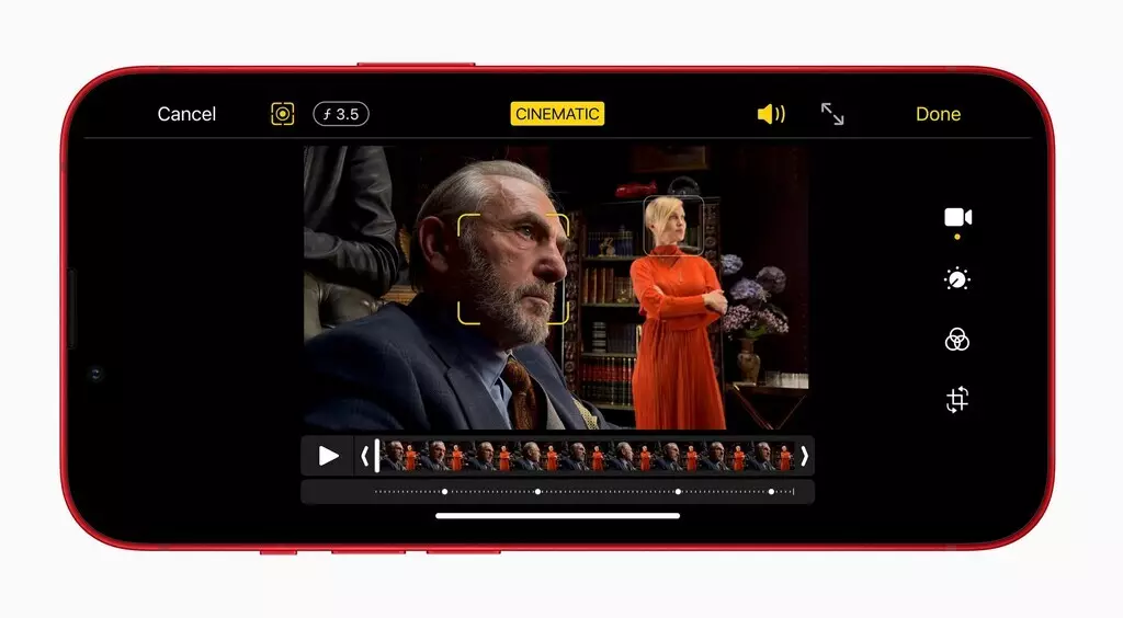 режими кинематографии iphone 13