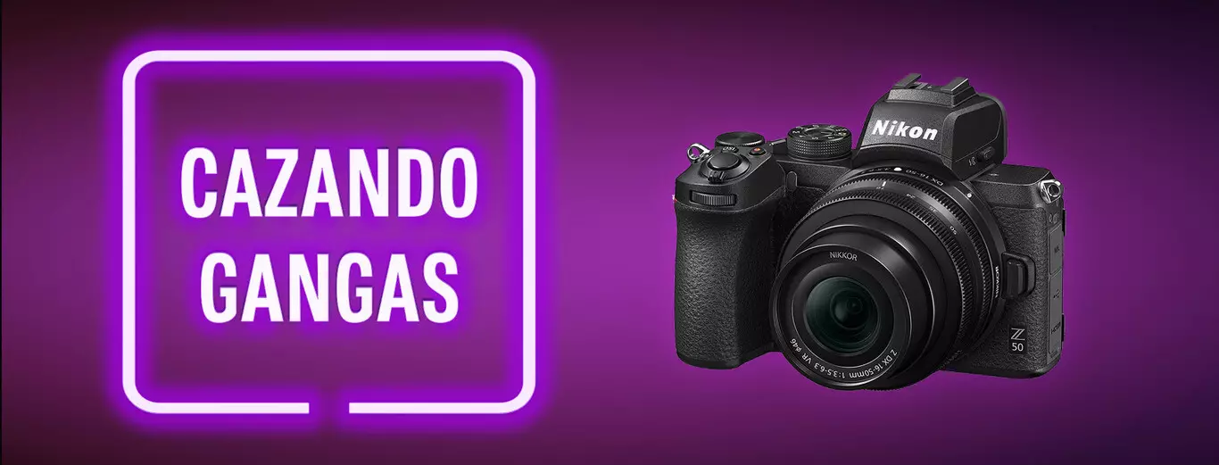 Kamerayên Nikon Z50, Canon EOS M200, Apple iPhone 12 û bêtir, têlefonên desta, lens û aksesûarên li Hunting Bargains têne firotin.