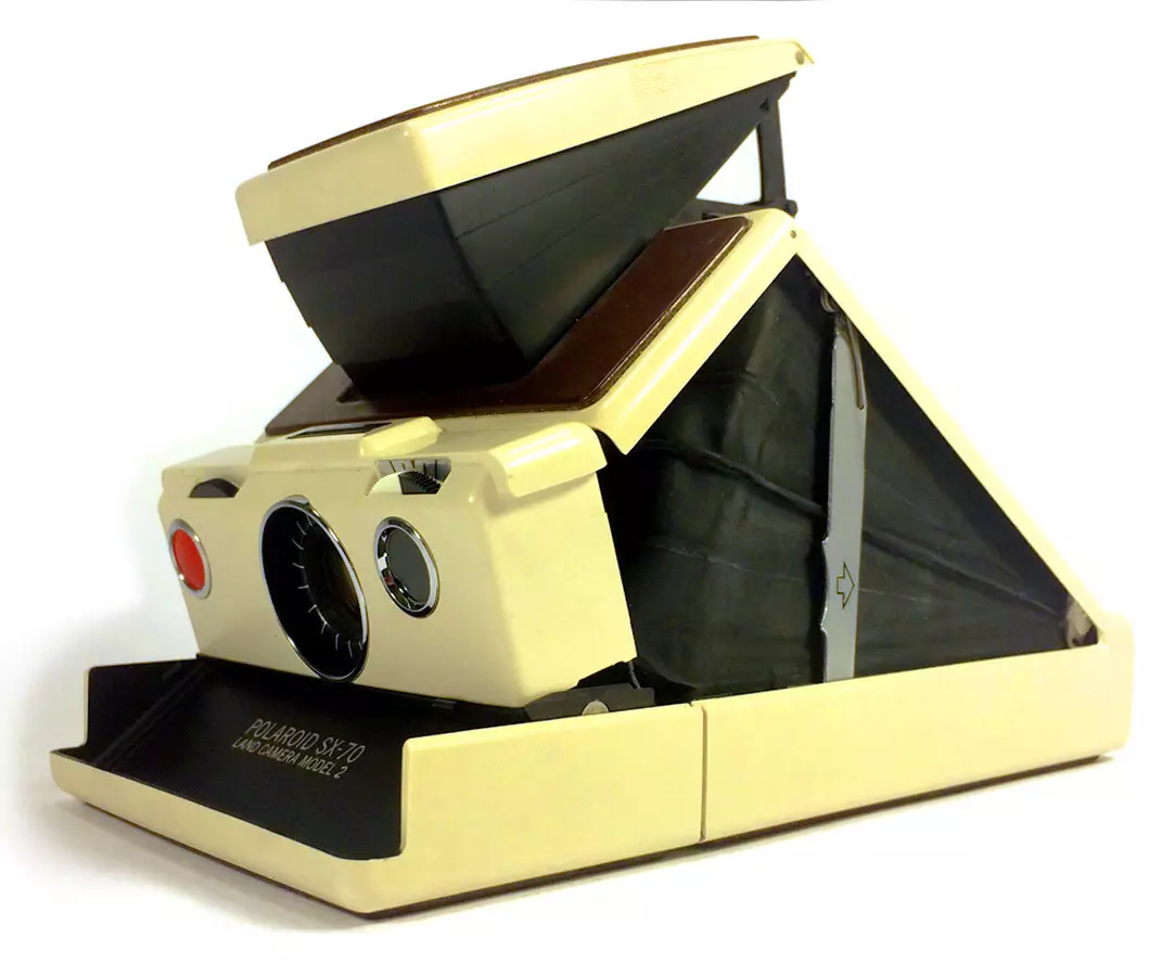 Polaroid Sx 70 Muundo wa Kamera ya Ardhi 2 ya Papo Hapo