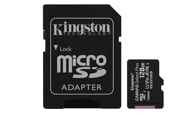 Kingston Canvas Plus Microsd 128 ကို ရွေးချယ်ပါ။