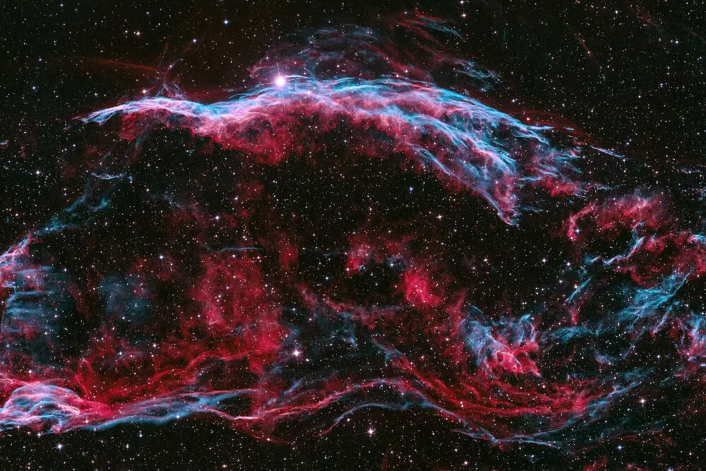 Veil Bicolor Nebula C Peter Feltoti