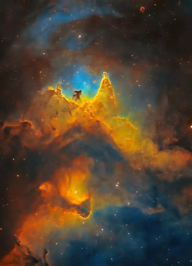 Soul Of Space Close Up Of The Soul Nebula C Kush