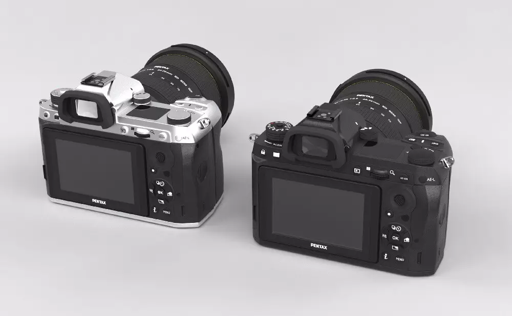 Mockup brezzrcalne kamere Pentax 5