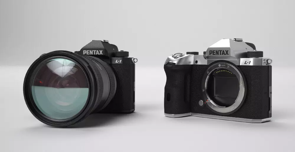 Pentax Mirrorless Camera Mockup 2