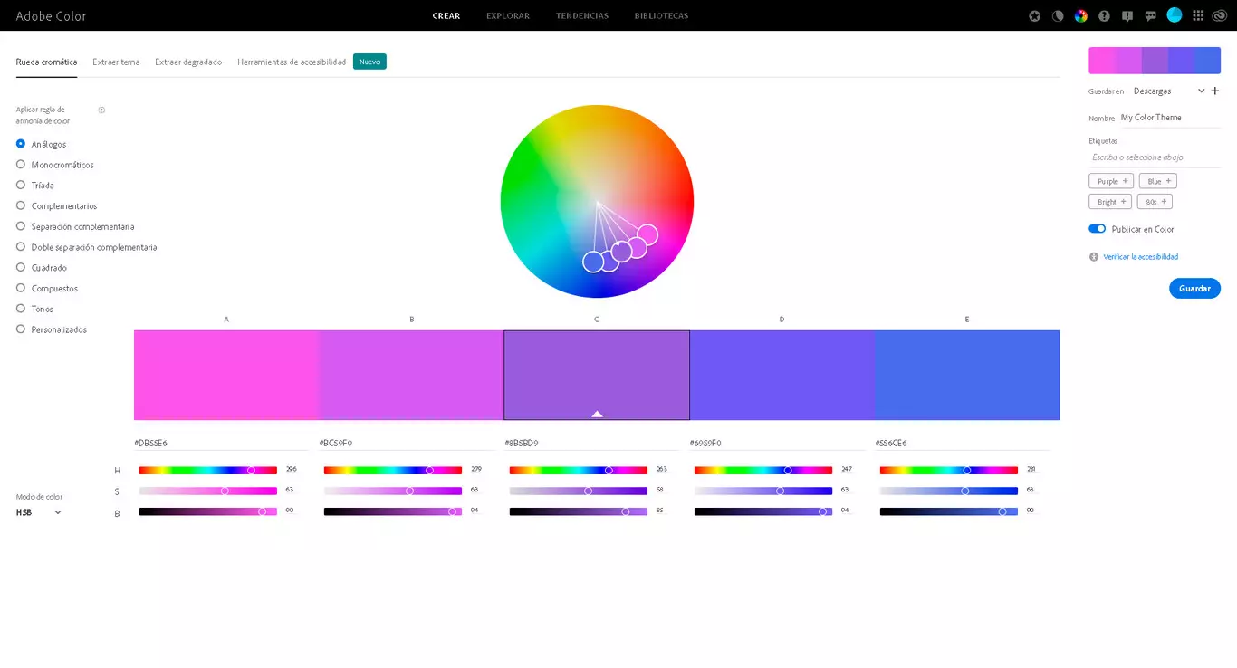 Harmoni Warna dina Capture Hiji