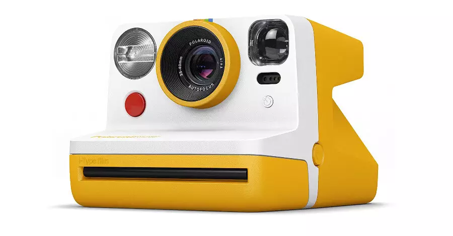 Polaroid maintenant je tape jaune