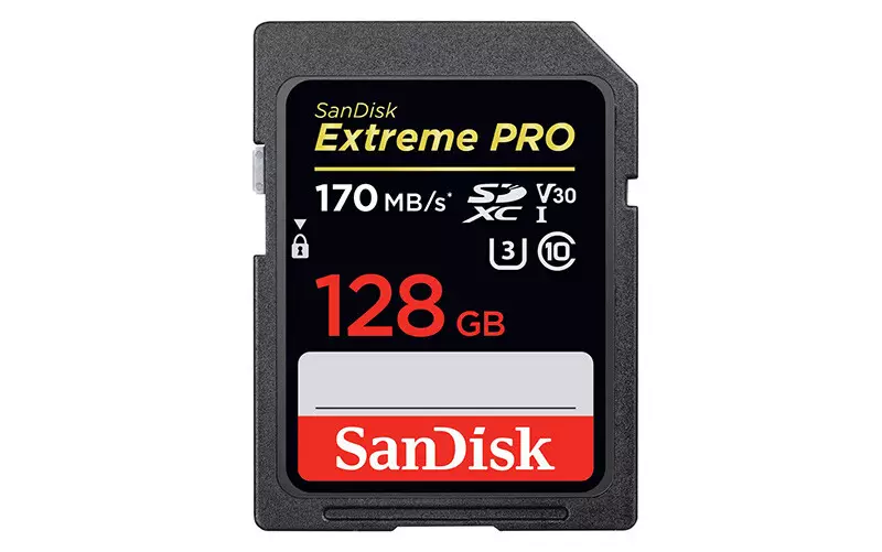 Sandisk iwọn Pro 128Gb 170Mbs