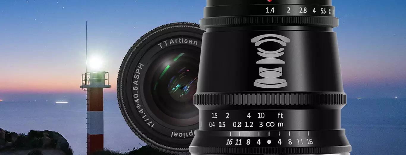 TTartisan 17 mm f/1,4 APS-C, nový manuálny, pevný a svetelný objektív pre bezzrkadlovku orezaného formátu len za 118 dolárov