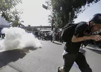 Силите за сигурност използват сълзотворен газ срещу хора, демонстриращи в Сао Пауло