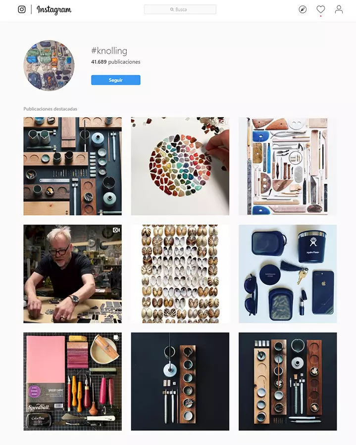 knolling instagram