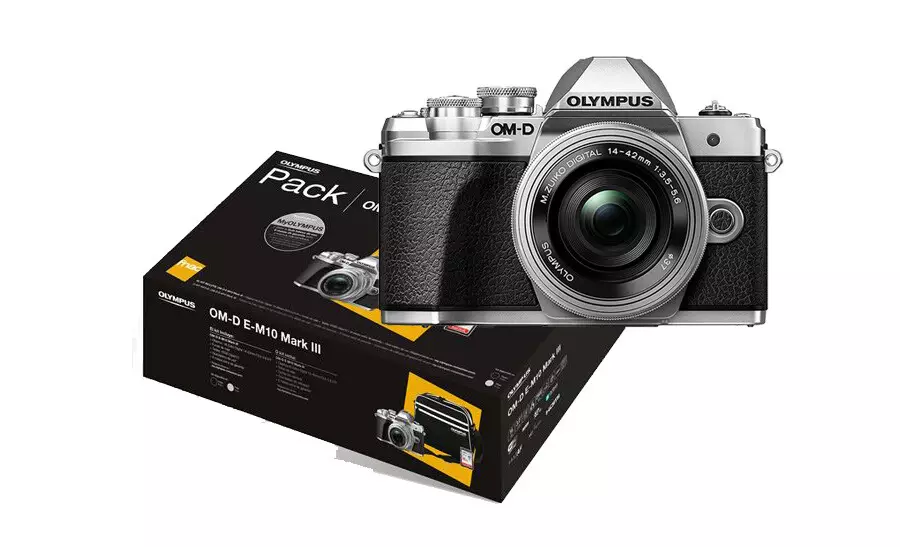 Olympus Om D E M10 Mark III pakk