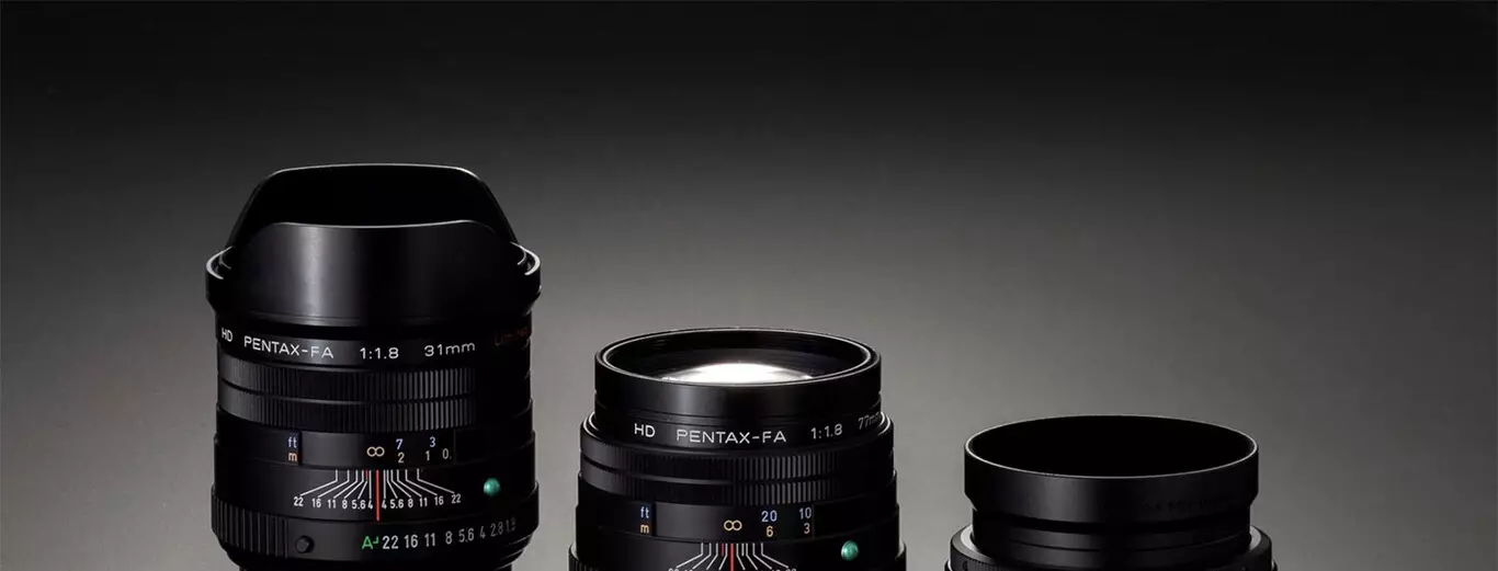 Ricoh ต่ออายุเลนส์คอลเลกชันที่ดีที่สุดสามตัว: HD Pentax-FA 31mm F1.8 Limited, 43mm F1.9 Limited และ 77mm F1.8 Limited