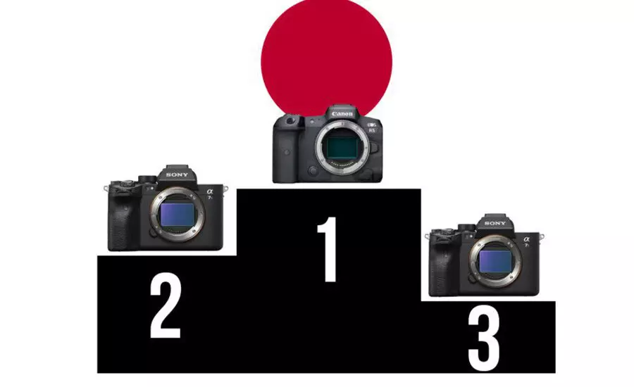 Камераи беҳтарини фурӯшандаи Canon Eos R5 Ҷопон Декабри соли 2020 01
