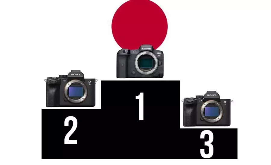 Nejprodávanější fotoaparát Canon Eos R5 Japonsko prosinec 2020 01