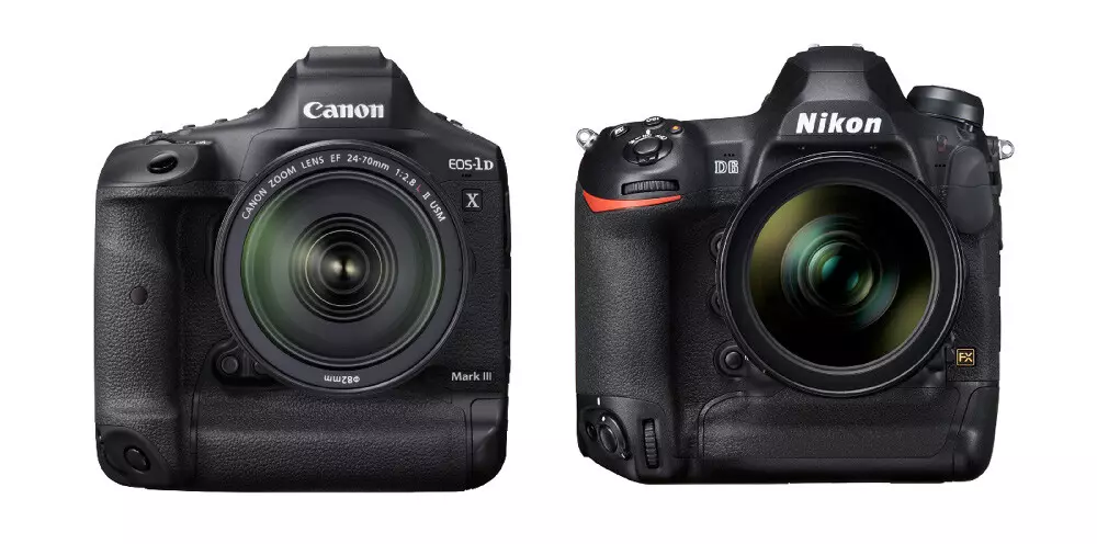 Canon EOS 1d X Mark Iii กับ Nikon D6