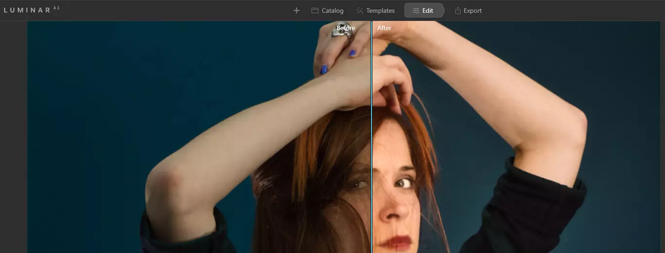 Luminar AI: Una nga mga impresyon nga nagsulay sa mga gamit sa pag-edit sa portrait nga gipadagan sa AI.