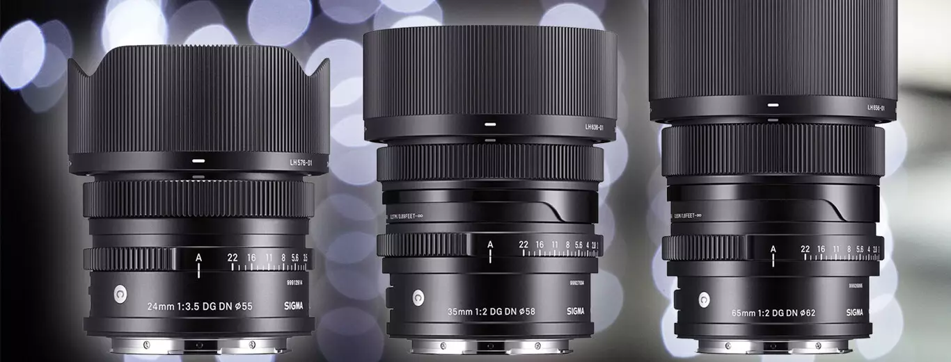 Sigma 24mm f3.5, 35mm f2 and 65mm f2 DG DN Contemporary, features and file