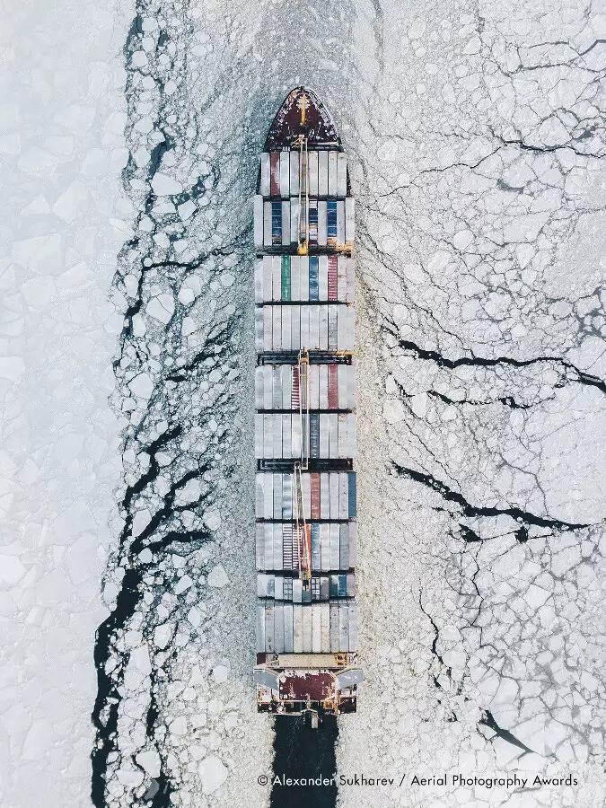 Fairway do Golfo da Finlândia Alexander Sukharev Prémios de Fotografia Aérea