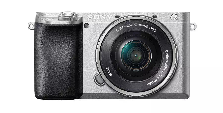 Sony A6100 Arĝento