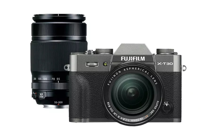 Fujifilm X T30 ድርብ ሌንስ Anthracite