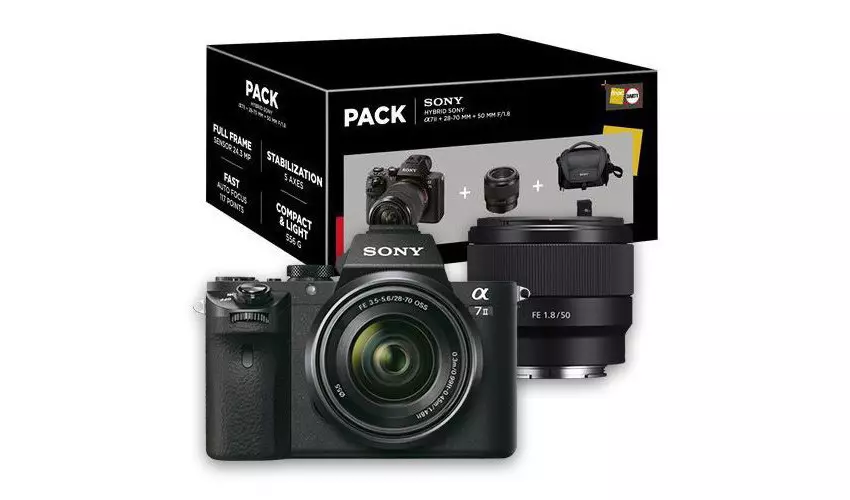 Sony A7 Ii Pack med 50 mm
