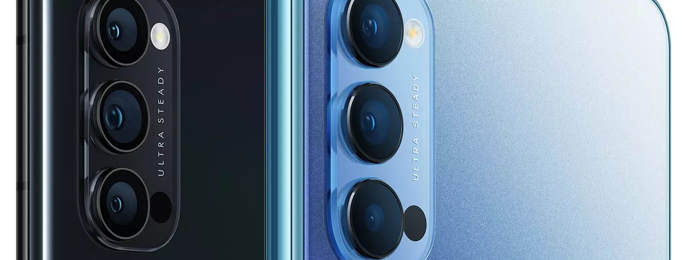 OPPO Reno4 na Reno4 Pro ọhụrụ rutere Europe na-emesi ike na ịdekọ vidiyo n'abalị.