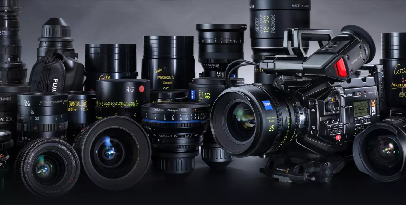Blackmagic Ursa Mini Pro 12k-lense