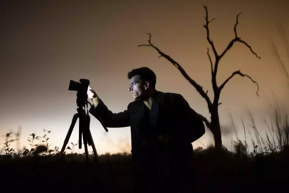 Hvordan fotografere stearinlys tent i mørket 2